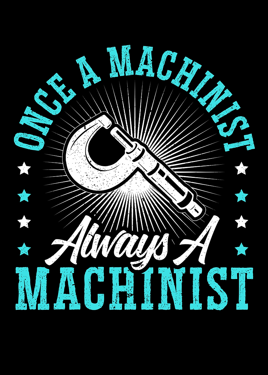 'Machinist' Poster, picture, metal print, paint by NAO | Displate