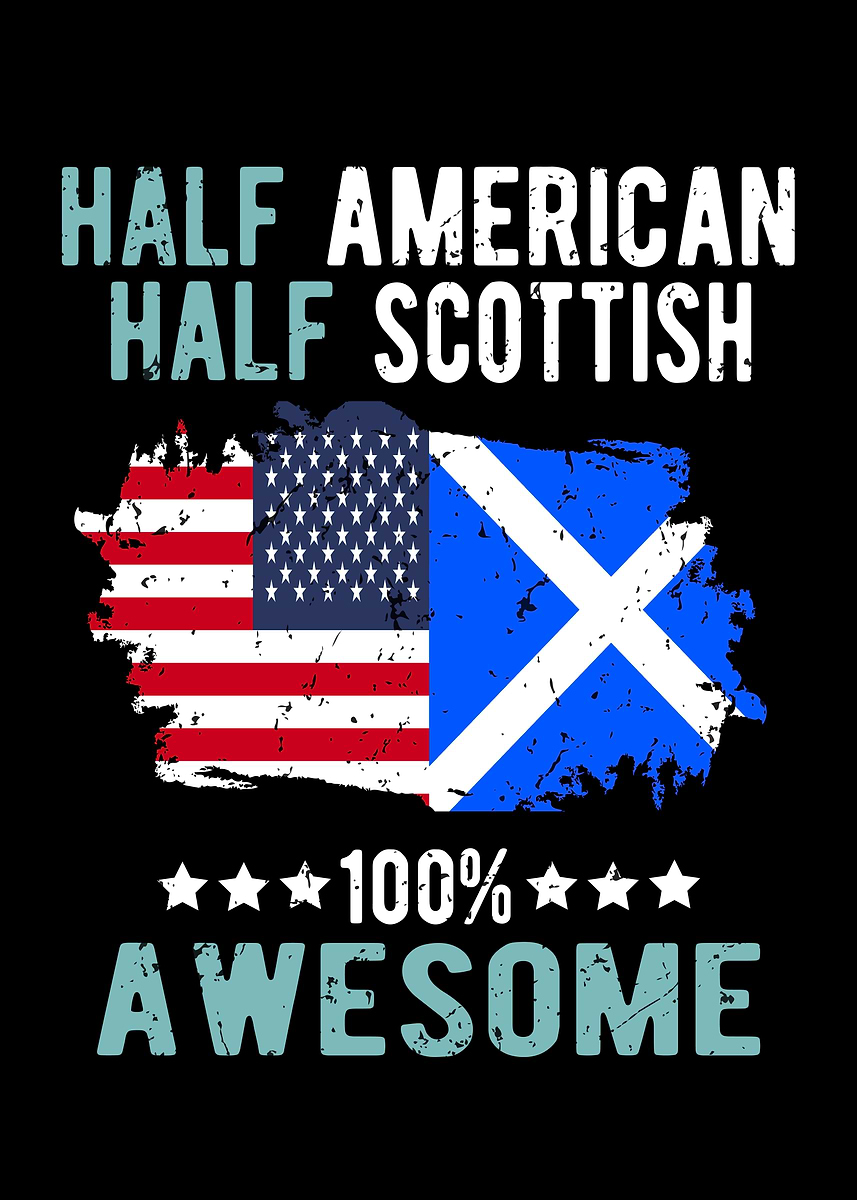 'Scottish' Poster, picture, metal print, paint by schmugo | Displate