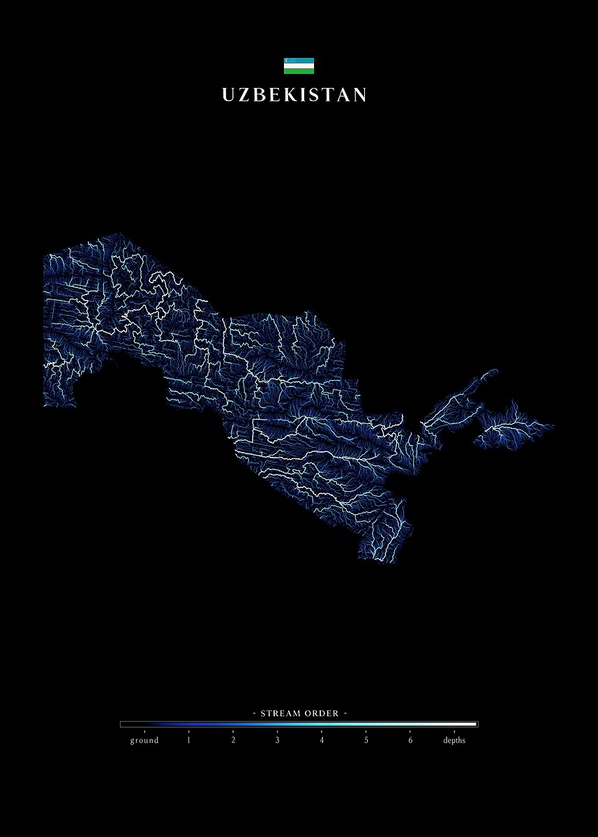 'Uzbekistan' Poster, picture, metal print, paint by Raphael | Displate