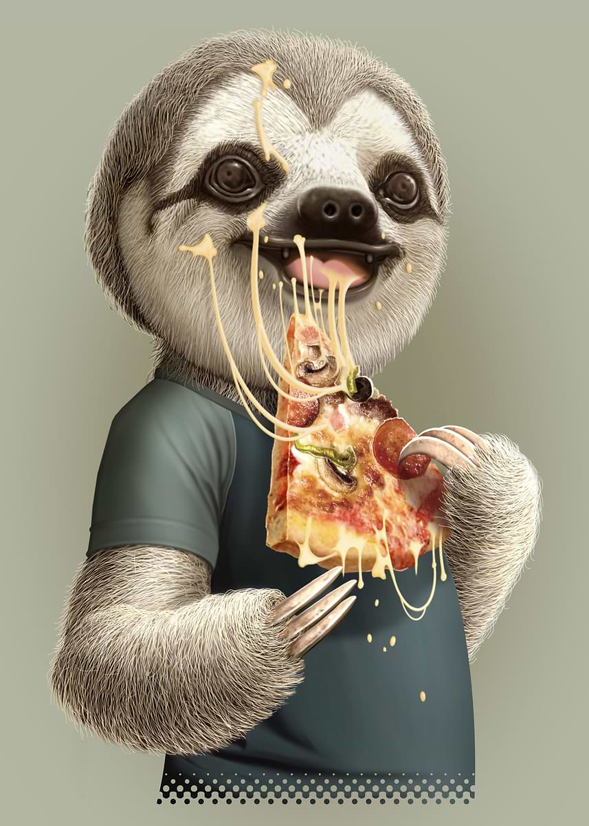 Sloth Pizza Memes