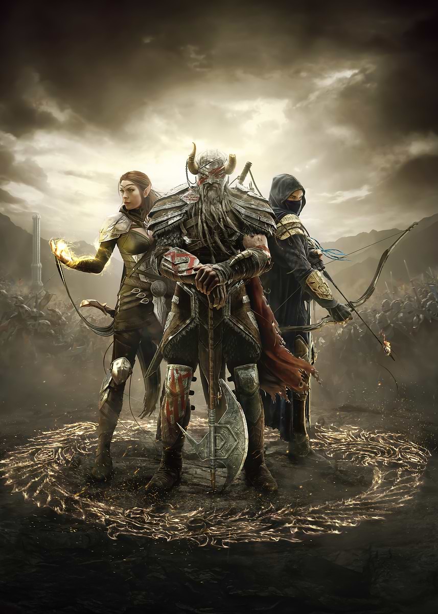 'Legends' Poster, picture, metal print, paint by The Elder Scrolls ...