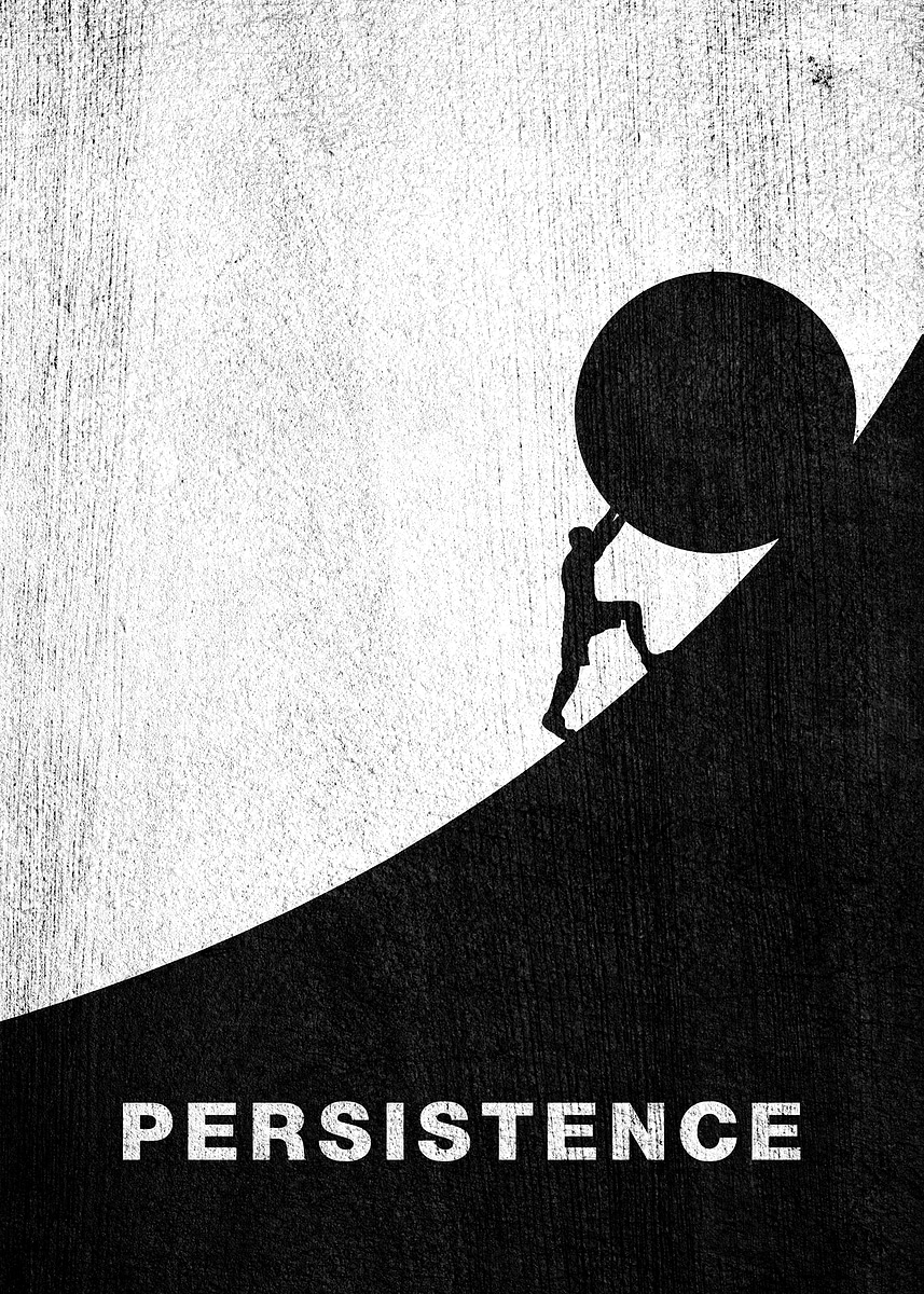 'Persistence' Poster, picture, metal print, paint by ABConcepts | Displate
