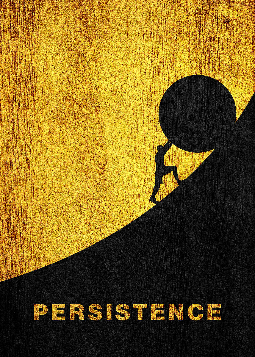 'Persistence' Poster, picture, metal print, paint by ABConcepts | Displate