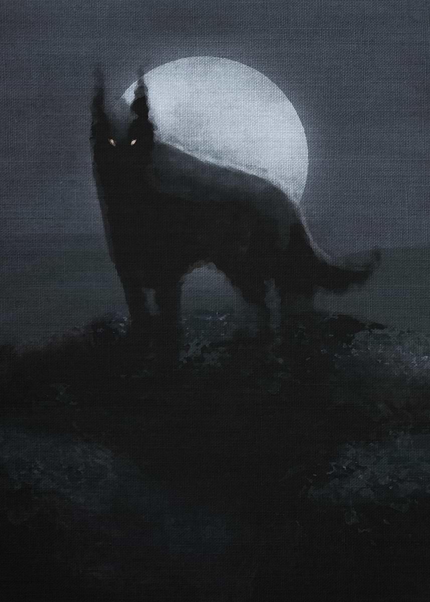 'Dark One' Poster, picture, metal print, paint by AndrejZT | Displate