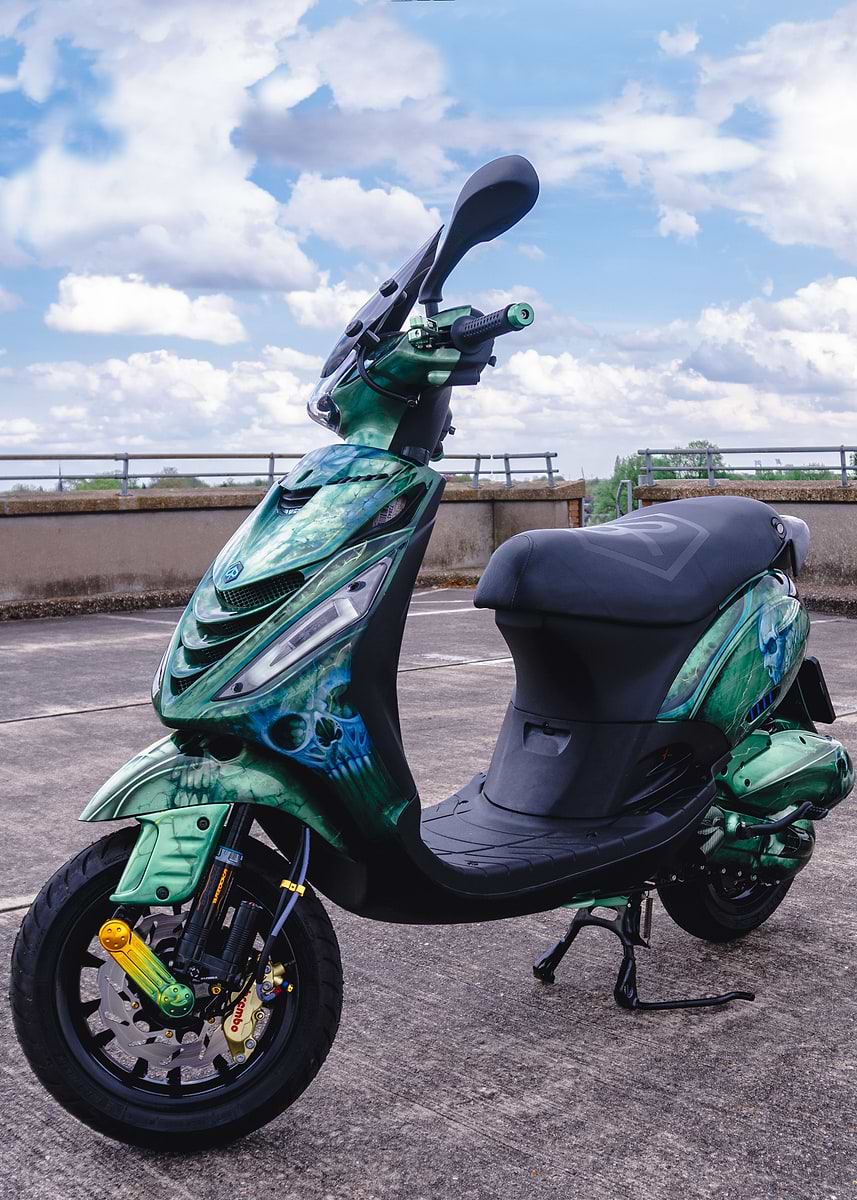 'Piaggio Zip 180cc' Poster, picture, metal print, paint by WBTuning ...