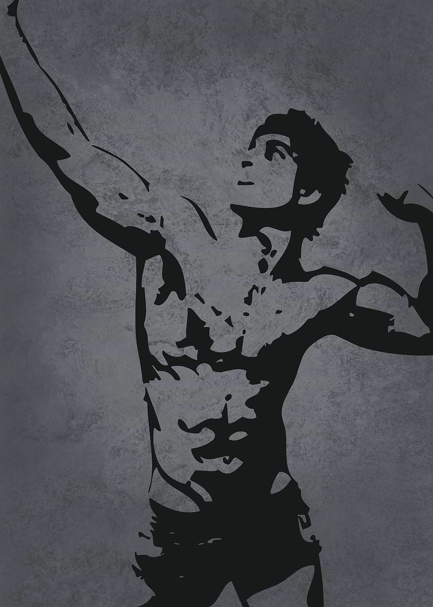 'Zyzz Iconic' Poster, picture, metal print, paint by Susumu | Displate
