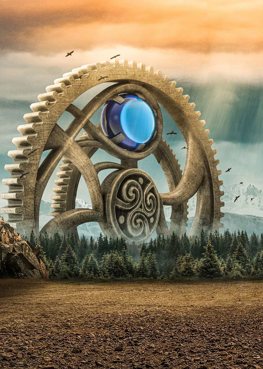 'The Artifact' Poster, picture, metal print, paint by Whez | Displate