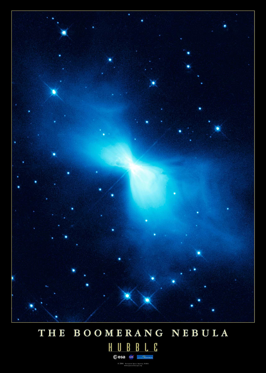 'ESA The Boomerang Nebula' Poster, picture, metal print, paint by NTx ...