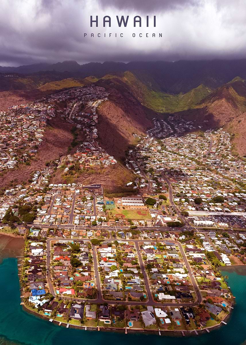'Hawaii ' Poster, picture, metal print, paint by Travel Addict | Displate