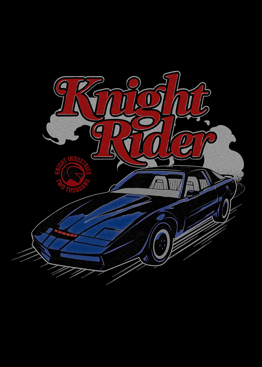 'KITT illustration' Poster, picture, metal print, paint by Knight Rider ...