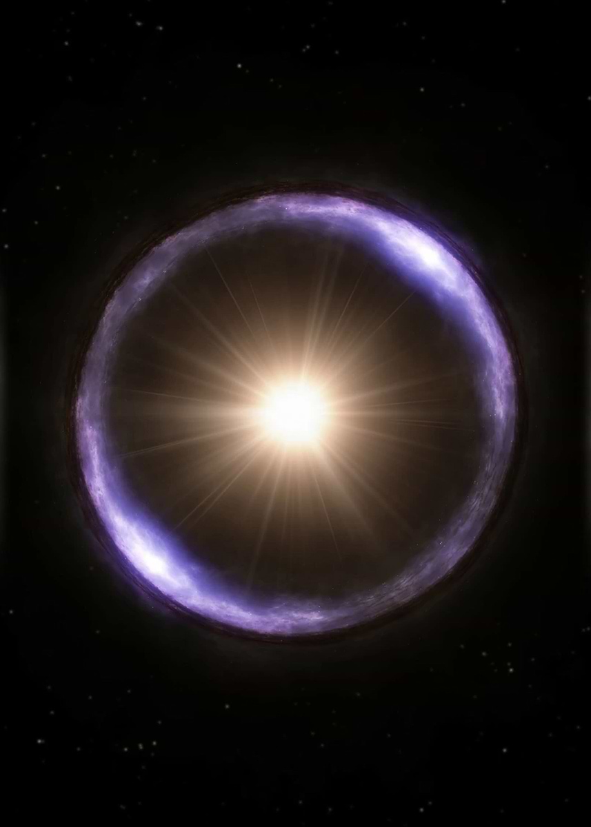 'James Webb Einstein Ring' Poster, picture, metal print, paint by Vuk ...