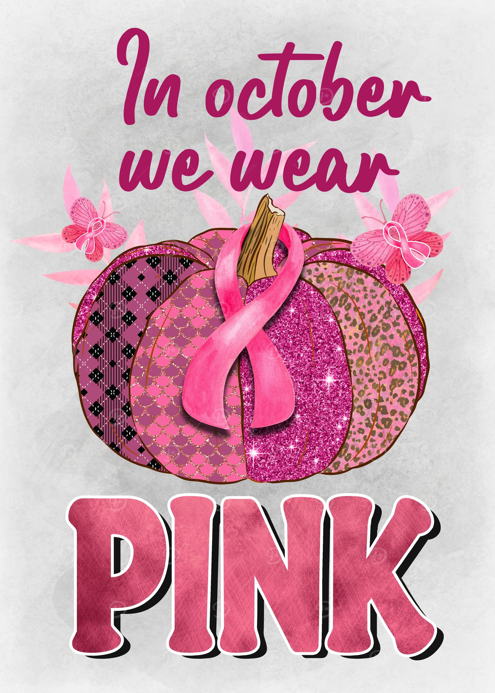 'October We Wear Pink' Poster, picture, metal print, paint by Xăm Việt ...