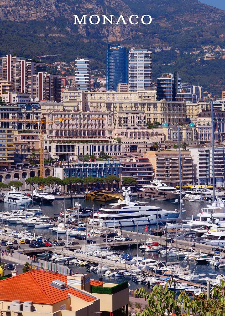 'Monaco ' Poster, picture, metal print, paint by Big City | Displate