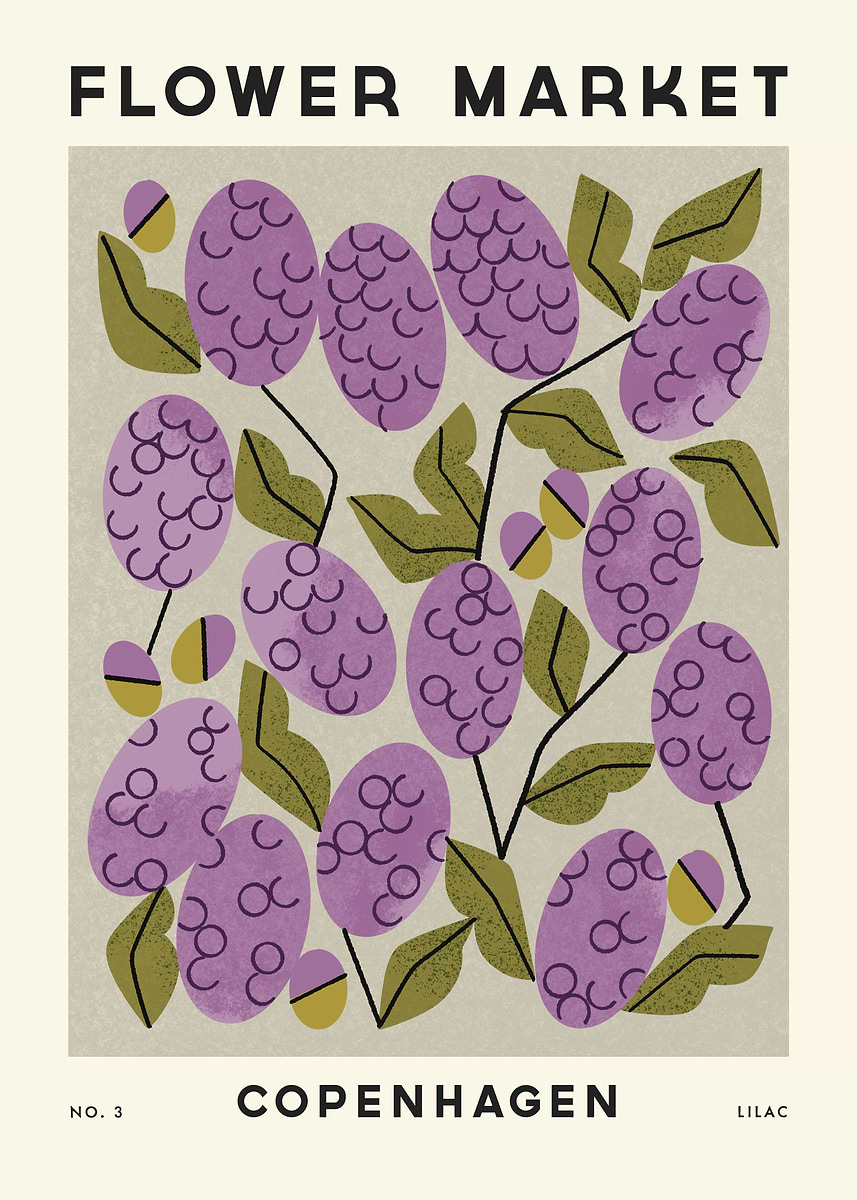 'Flower Market No 3' Poster, picture, metal print, paint by Renea L ...