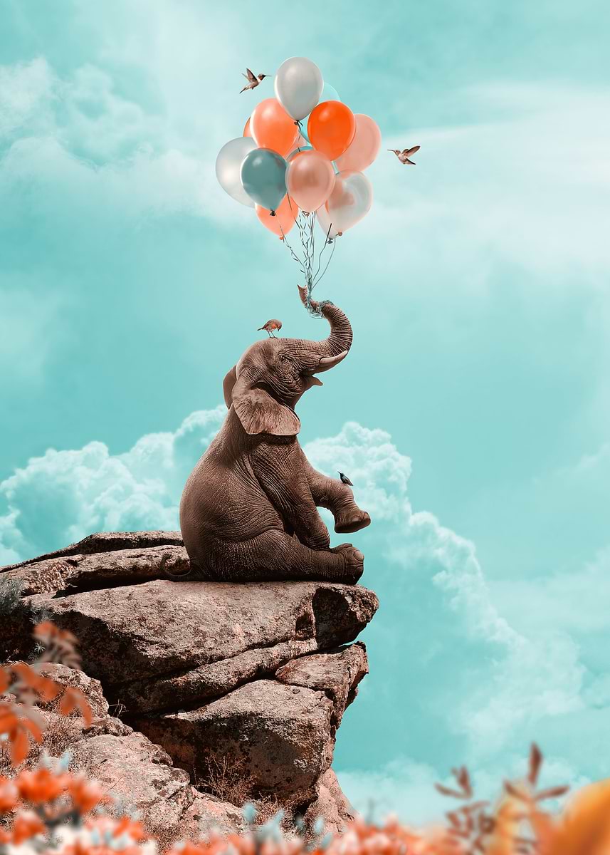 'Just Vibing' Poster, picture, metal print, paint by ProPhoto RGB ...