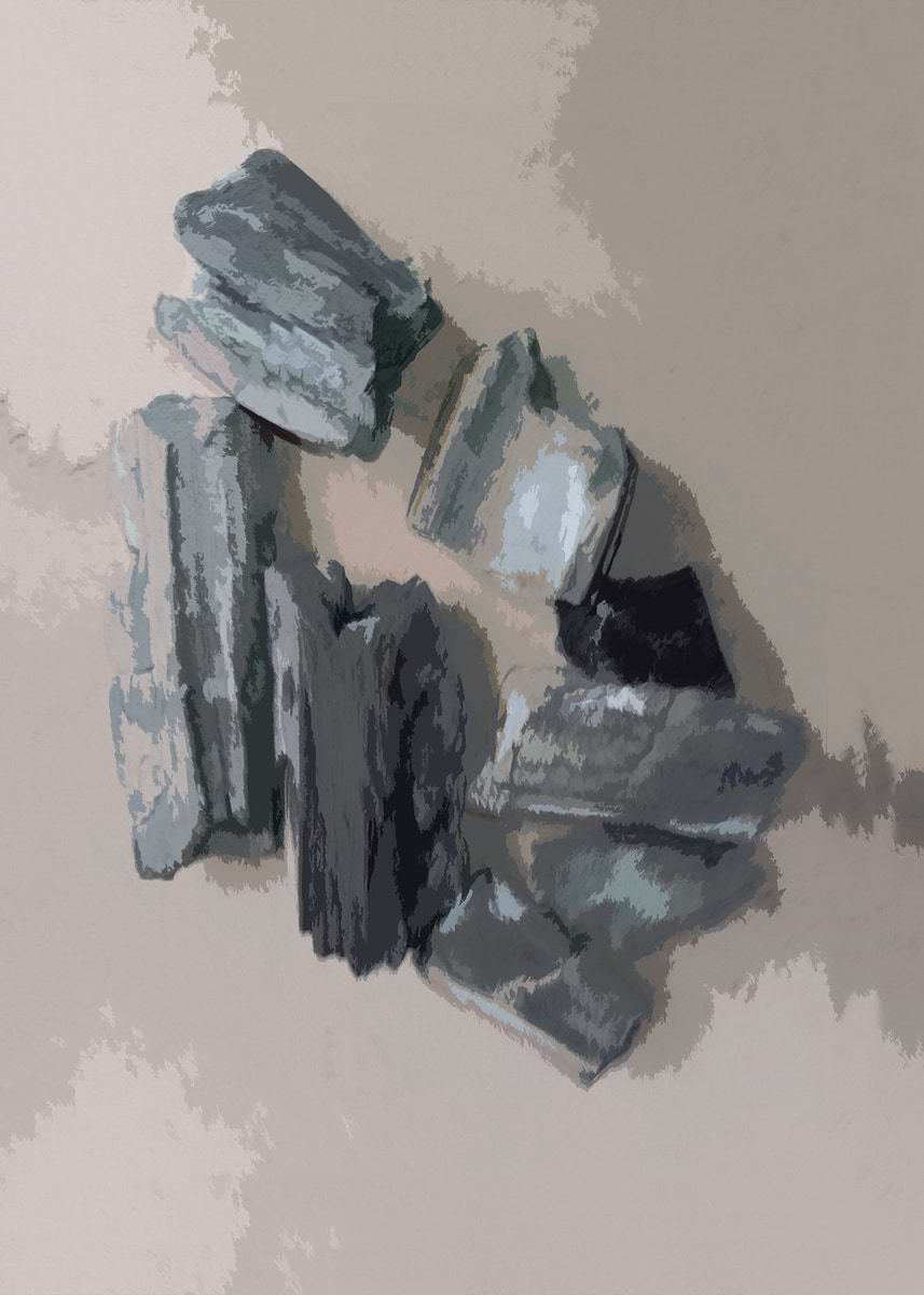 'Charcoal Work4' Poster, picture, metal print, paint by Gani Bijish ...