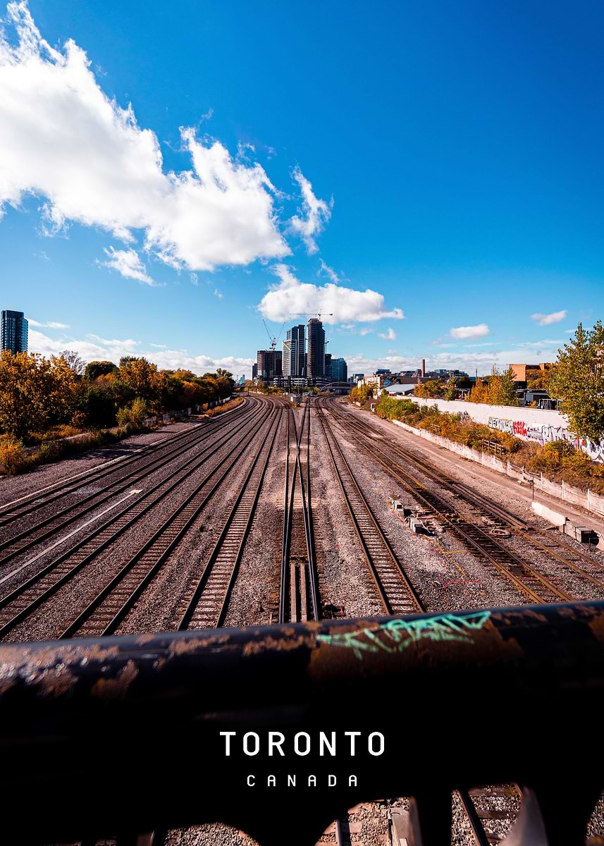 'Toronto ' Poster, picture, metal print, paint by Travel Addict | Displate