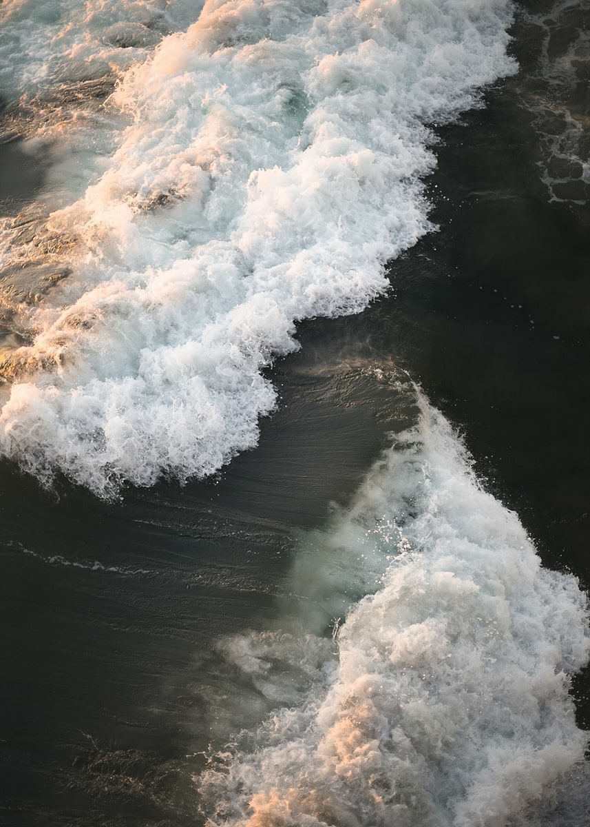 'Crashing Waves' Poster, picture, metal print, paint by Conceptual ...