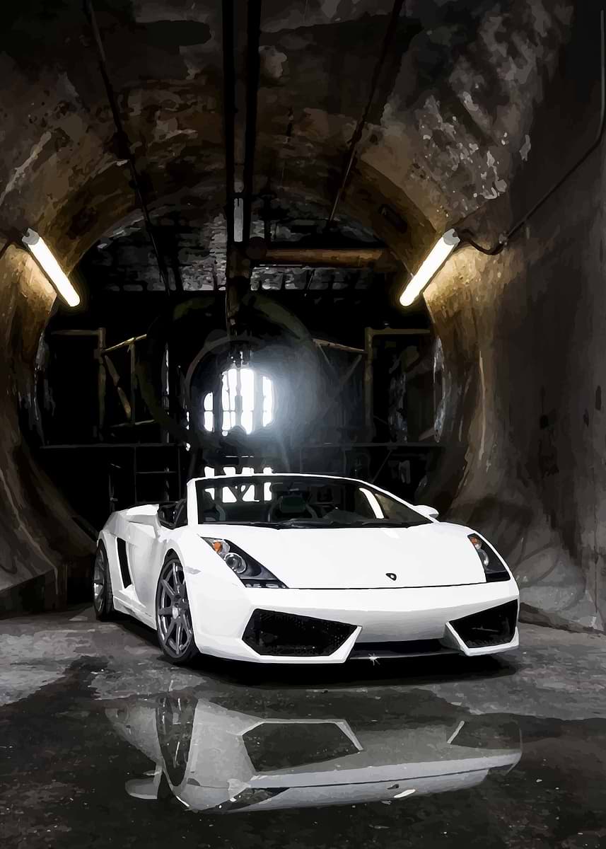 'Lamborghini Gallardo' Poster, picture, metal print, paint by Supercar ...