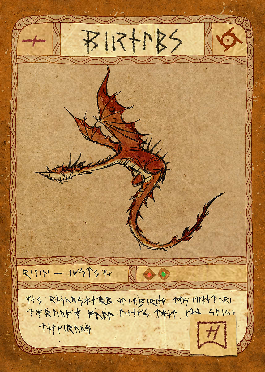 'Hookfang Card' Poster, picture, metal print, paint by How To Train ...