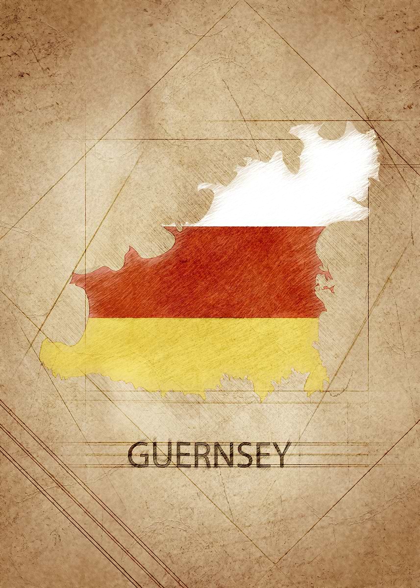 'Guernsey' Poster, picture, metal print, paint by Luvy | Displate