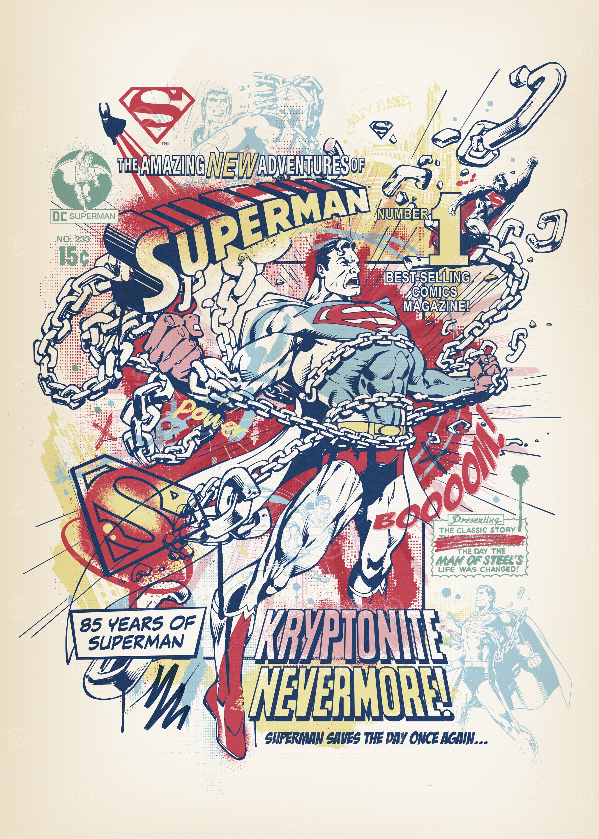 'Kryptonite Nevermore!' Poster, picture, metal print, paint by DC ...