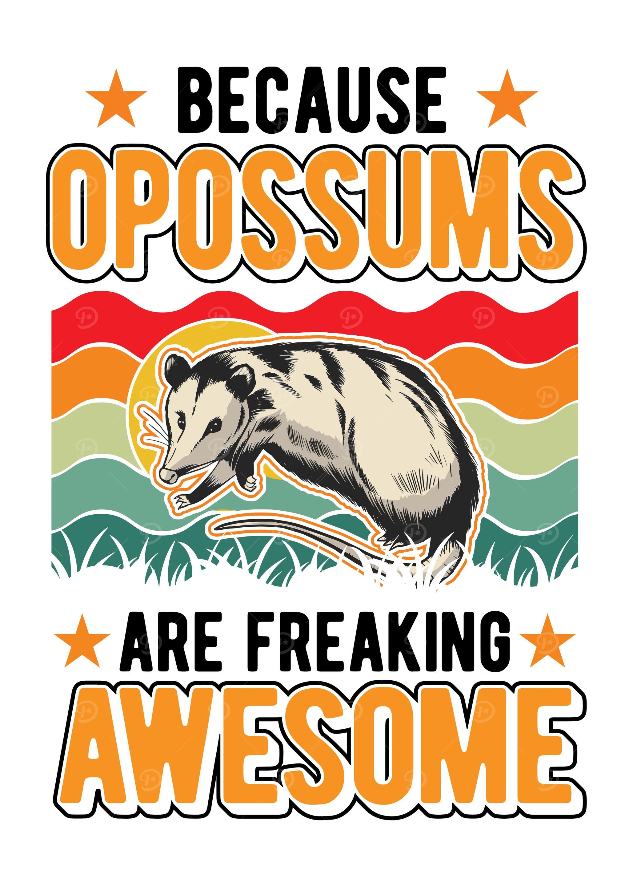 'Opossum Lover Possum Gift' Poster, picture, metal print, paint by ...