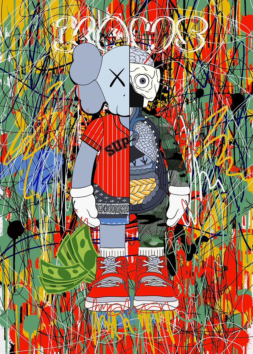 'Hype art' Poster, picture, metal print, paint by Biopic Studio | Displate