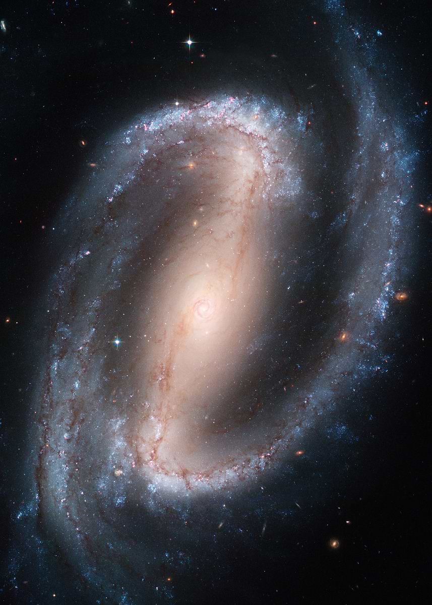 'NGC 1300' Poster, picture, metal print, paint by Galaxy Images | Displate