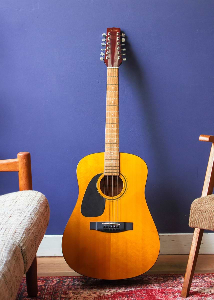 'Guitar poster' Poster, picture, metal print, paint by Rijis Art | Displate