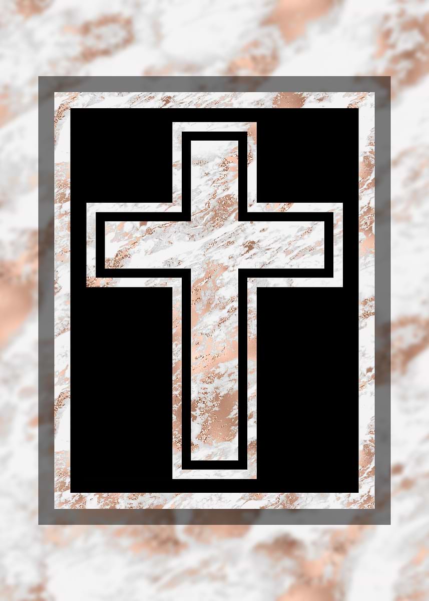 'Christian Cross 6' Poster, picture, metal print, paint by Breanna ...