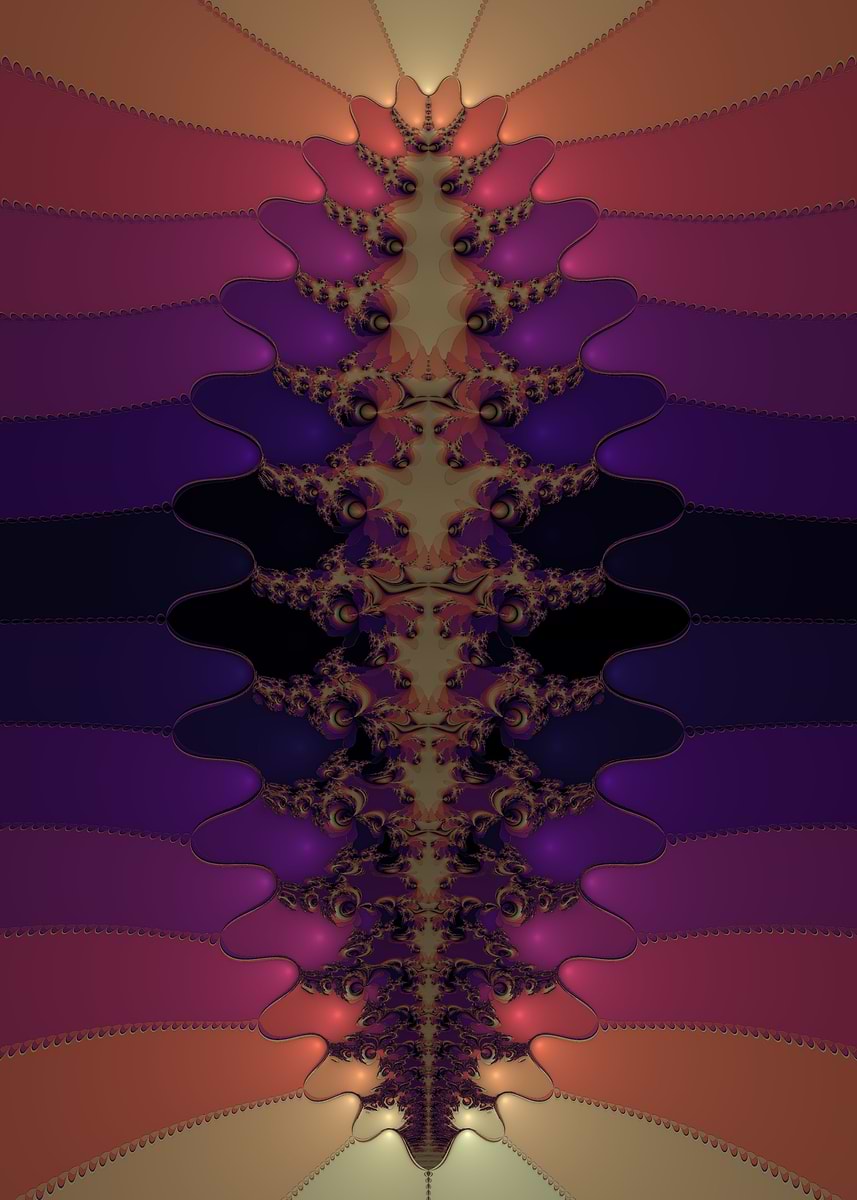 'Orange purple ellipse' Poster, picture, metal print, paint by ...