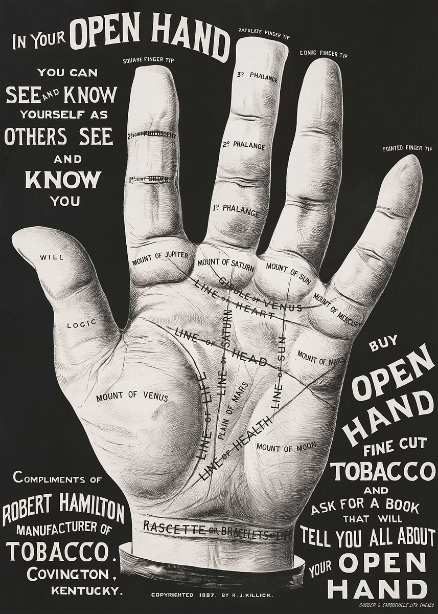 'Open Hand' Poster, picture, metal print, paint by Tim | Displate