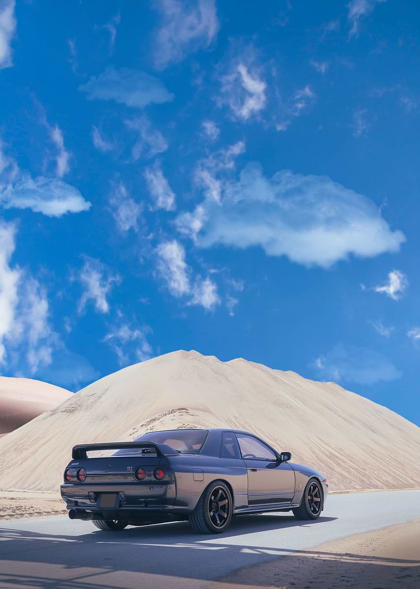 'Nissan R32 GTR' Poster, picture, metal print, paint by Shaheen Khan ...