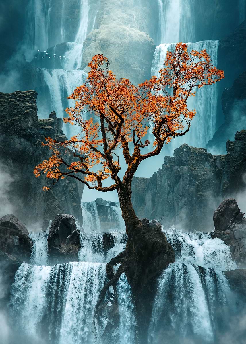 'Persistence' Poster, picture, metal print, paint by Tobias Roetsch ...