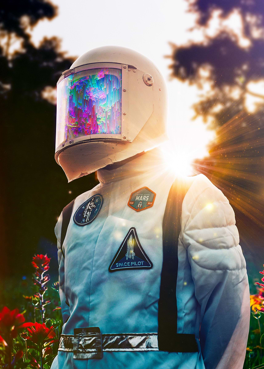 'Tripping' Poster, picture, metal print, paint by seam less | Displate