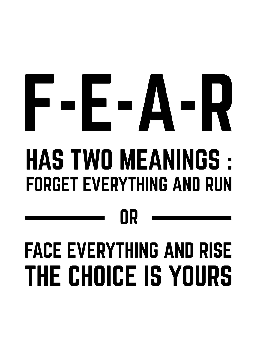 'Fear Meanings' Poster, picture, metal print, paint by albran karan ...
