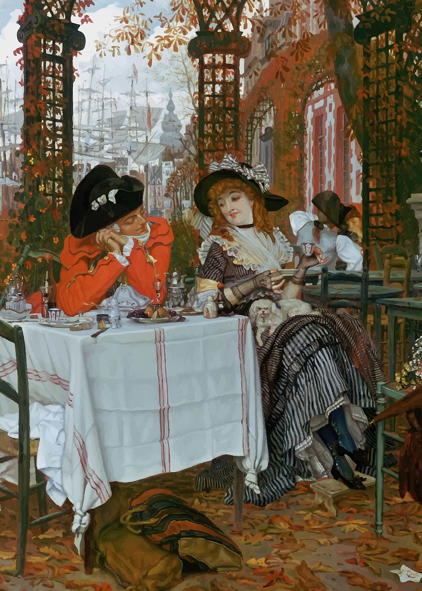 'James Tissot' Poster, picture, metal print, paint by ArtGallery | Displate