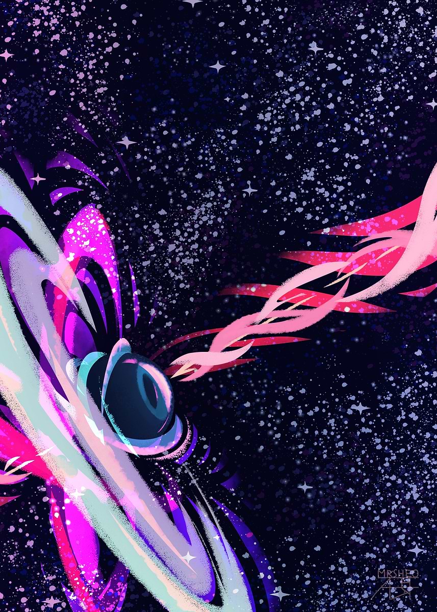 'Quasar ' Poster, picture, metal print, paint by MrSheo | Displate