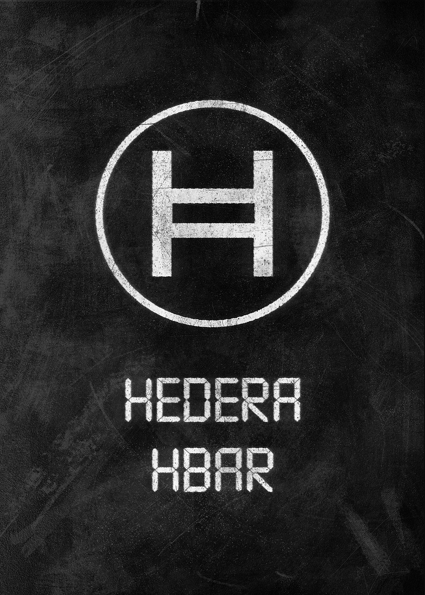 'Hedera HBAR' Poster, picture, metal print, paint by Luvy | Displate