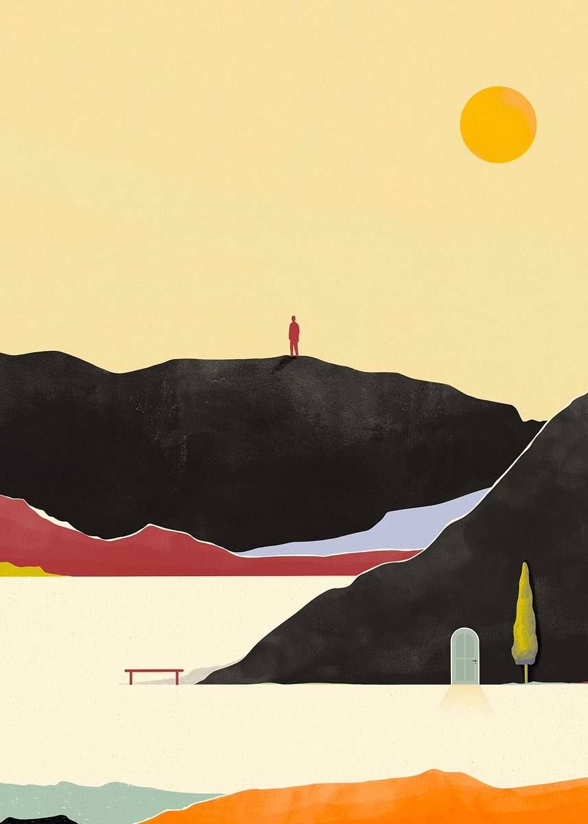 'A place to escape my mind' Poster, picture, metal print, paint by My ...