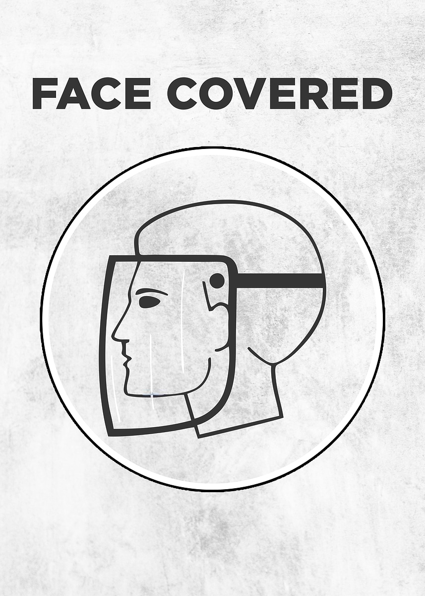 'Face Covered' Poster, picture, metal print, paint by Poster ...