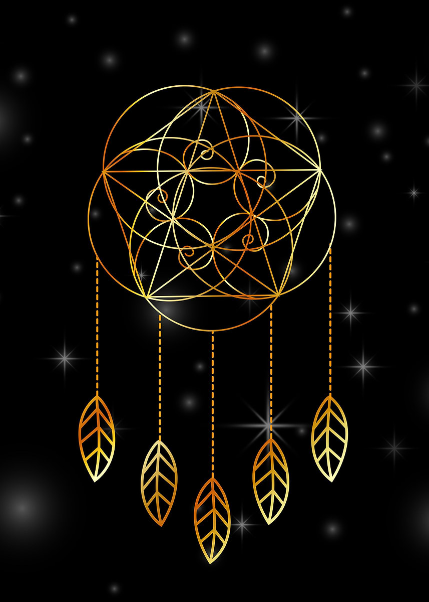 'dream catcher Divine Propo' Poster, picture, metal print, paint by ...