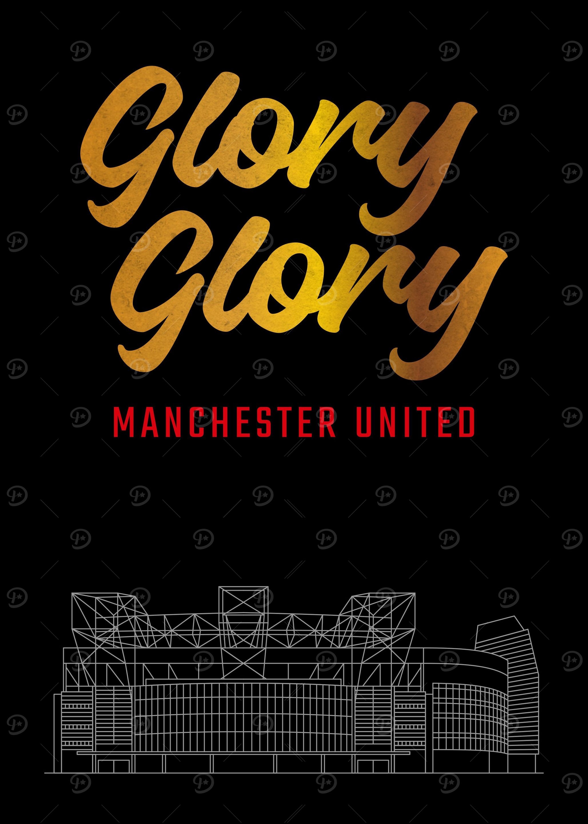 'Glory Glory' Poster, picture, metal print, paint by Yusuf Dedi Wijaya ...