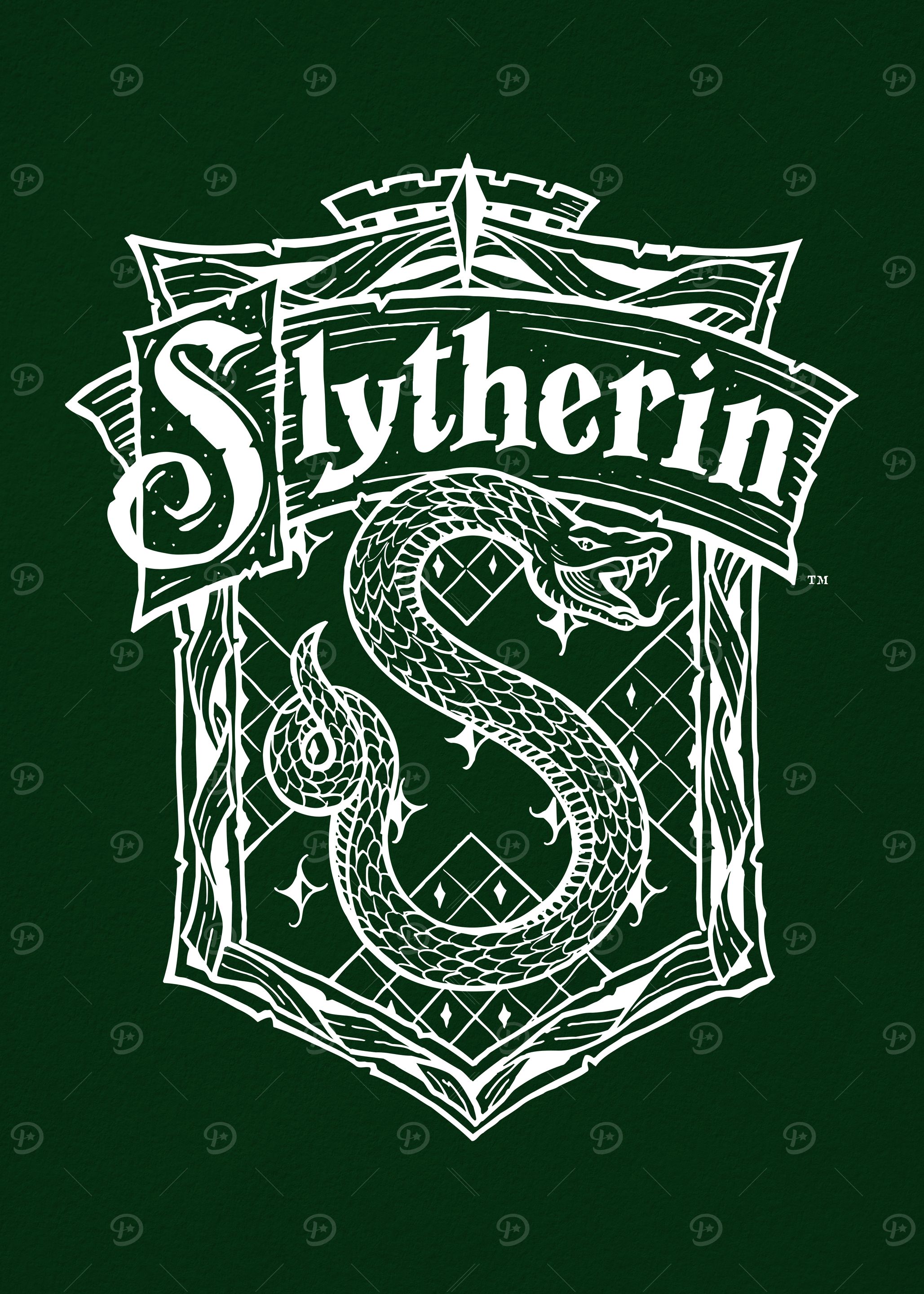 Slytherin House Crest Printable