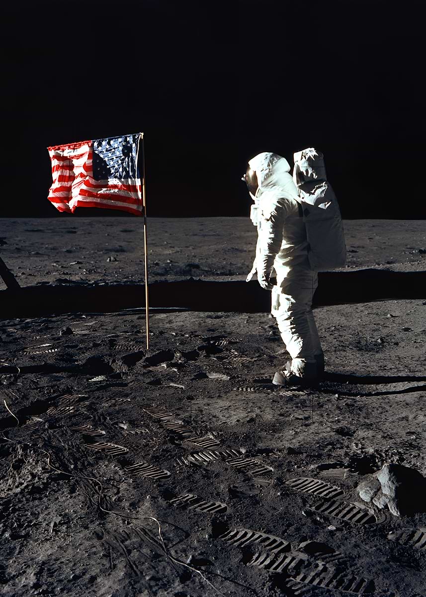 'Apollo Moon mission' Poster, picture, metal print, paint by Galaxy ...