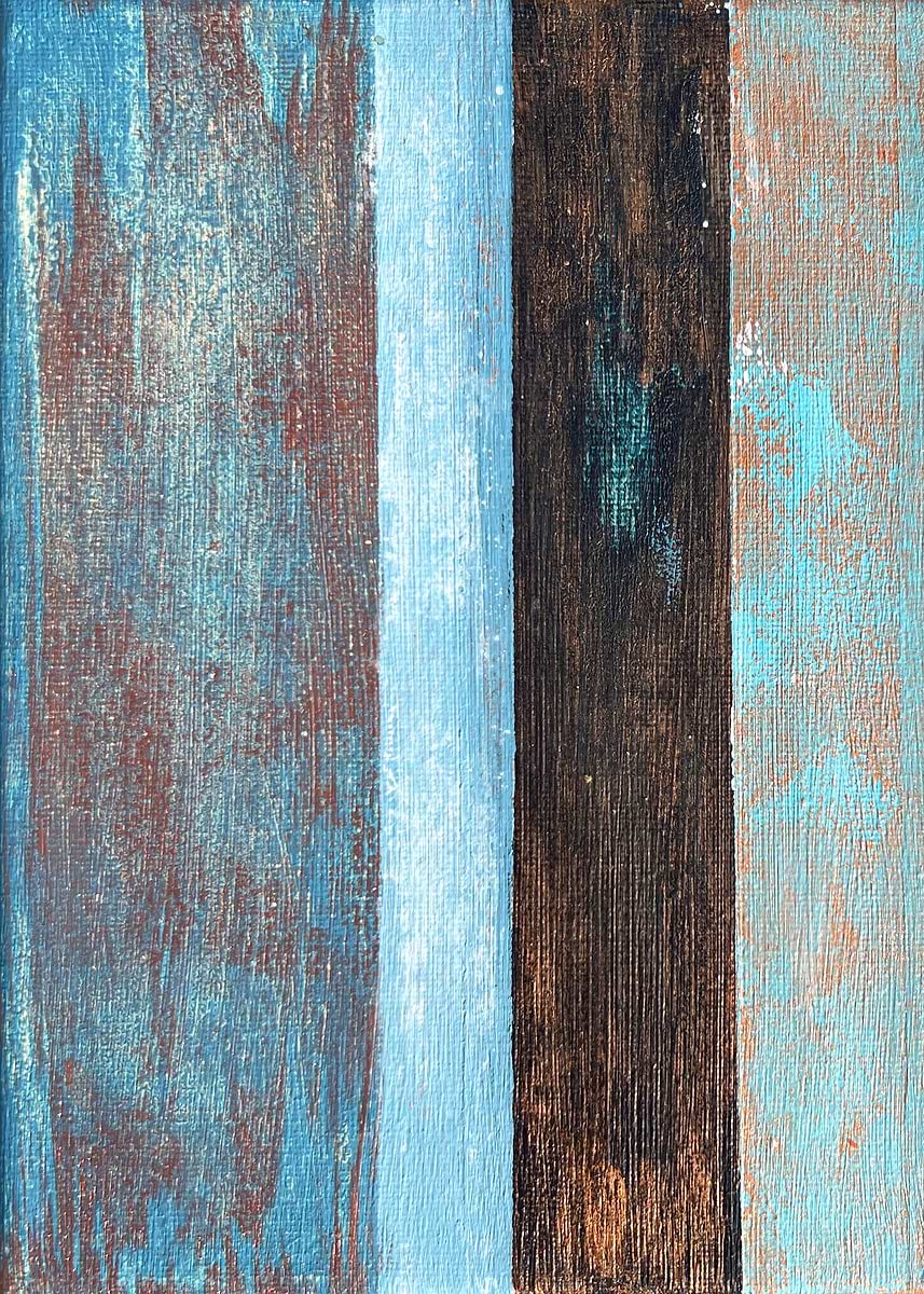 'Rustic Stripes 2' Poster, picture, metal print, paint by Julia Rudens ...