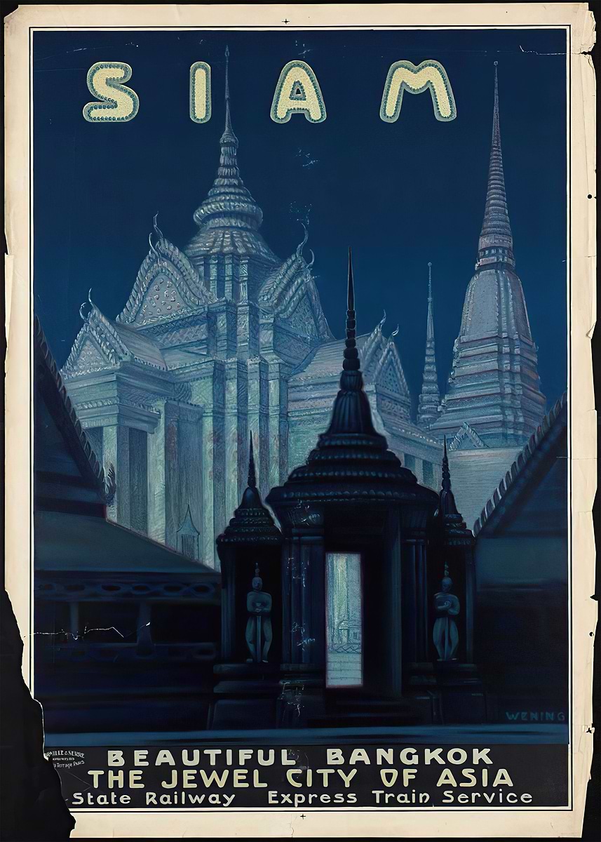 'Poster vintage travel' Poster, picture, metal print, paint by EM ...