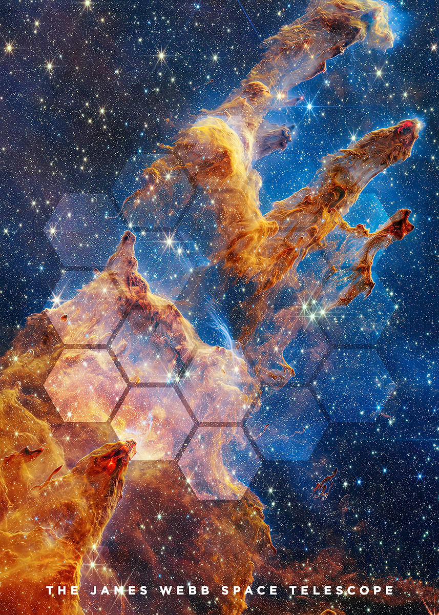 'James Webb Telescope' Poster, picture, metal print, paint by The Fire ...