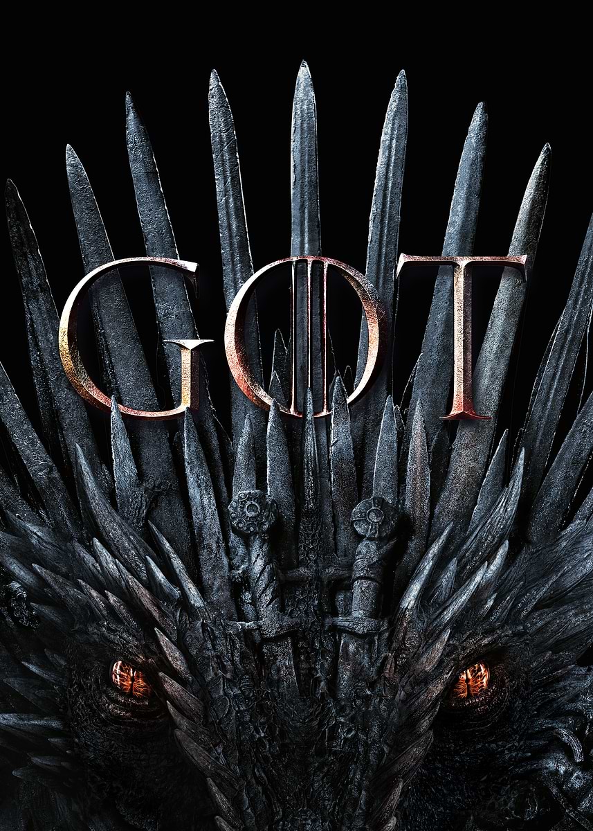 'GOT season 8 key art 1' Poster, picture, metal print, paint by Game of ...